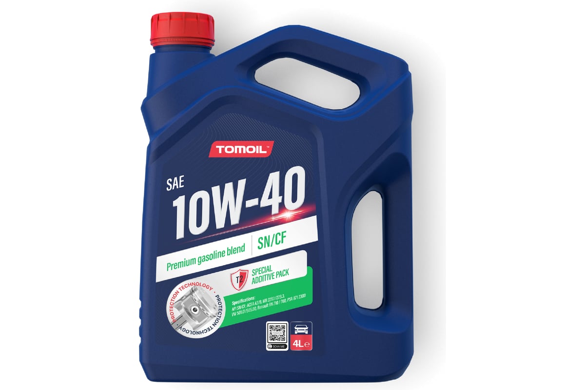 TOMOIL Engine Oil 10W 40 SN CF 4 7100000298