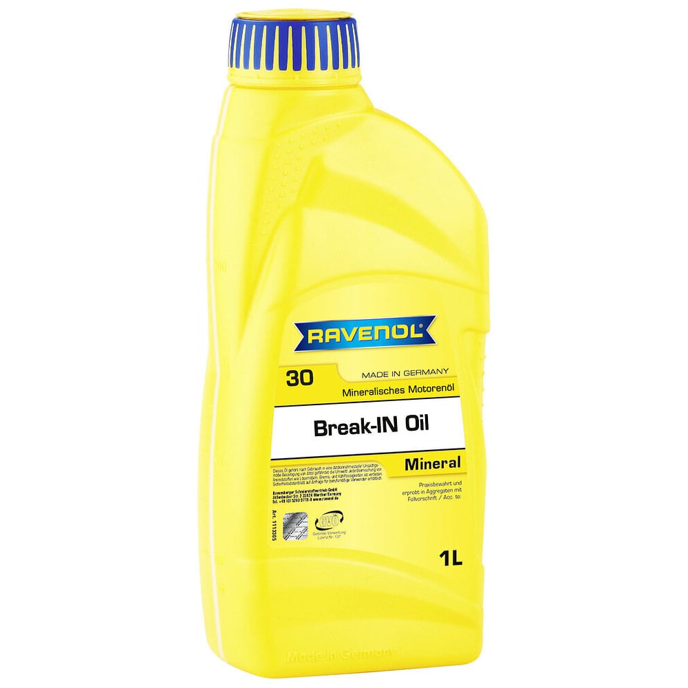 Обкаточное масло Break-In Oil SAE30 1 л RAVENOL 1114105-001-01-999 ...