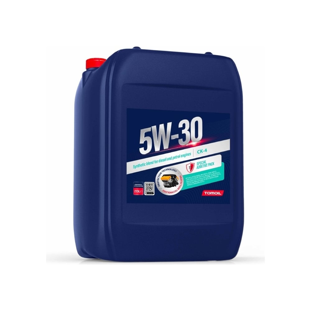 Моторное масло TOMOIL Engine Oil OIL 5W-30 CK-4, канистра 20 л ...