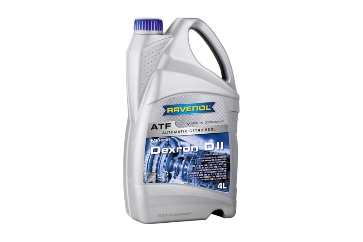 Масло трансмиссионное ATF Dexron DII new 4 л RAVENOL 1213102-004-01-999 ...