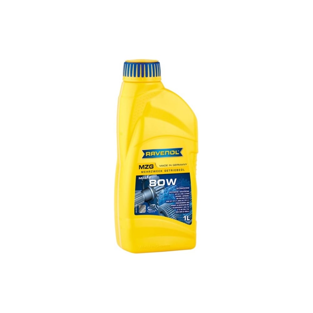 Масло трансмиссионное Getriebeoel MZG (1 л; SAE 80; GL 4) RAVENOL ...