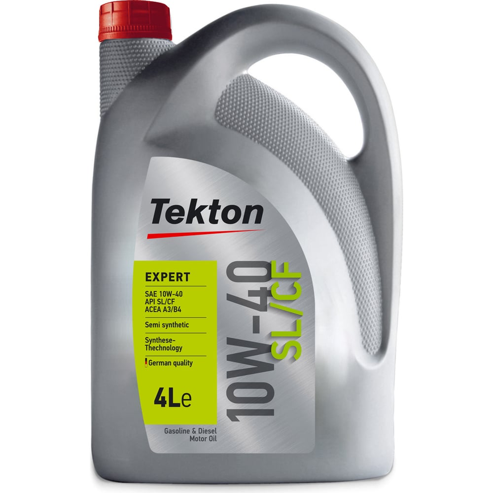 Моторное масло Tekton EXPERT 10W-40 API SL/CF 4 л TEK01040602 - выгодная цена, отзывы ...