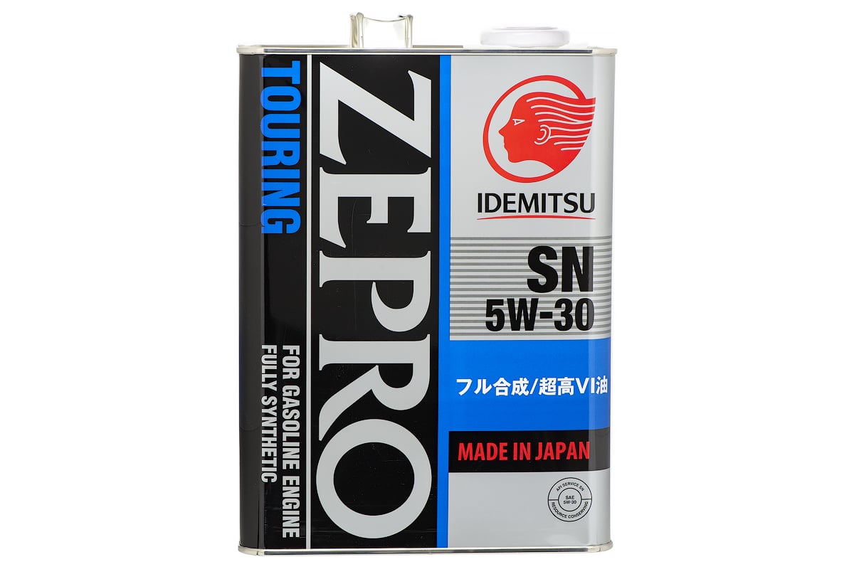 Моторное масло IDEMITSU Zepro Touring 5W-30, SN, 4 л 4251-004 ...