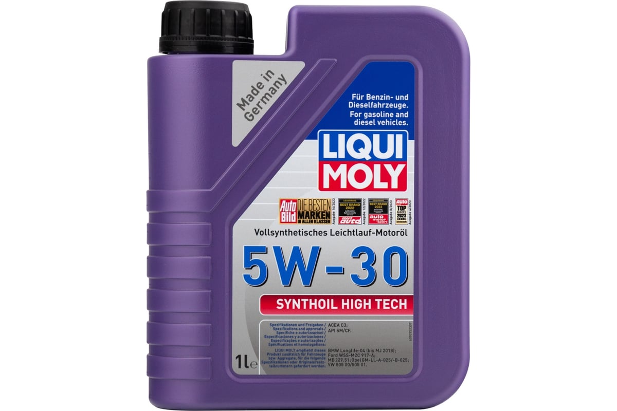 Синтетическое моторное масло LIQUI MOLY Synthoil High Tech 5W-30 CF/SM ...