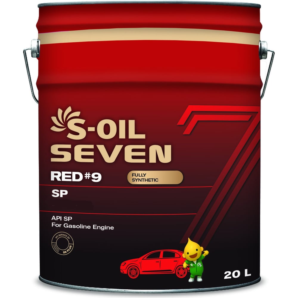 Моторное масло RED#9 SP 0W-30 20 л S-OIL SEVEN E108285 - выгодная цена ...