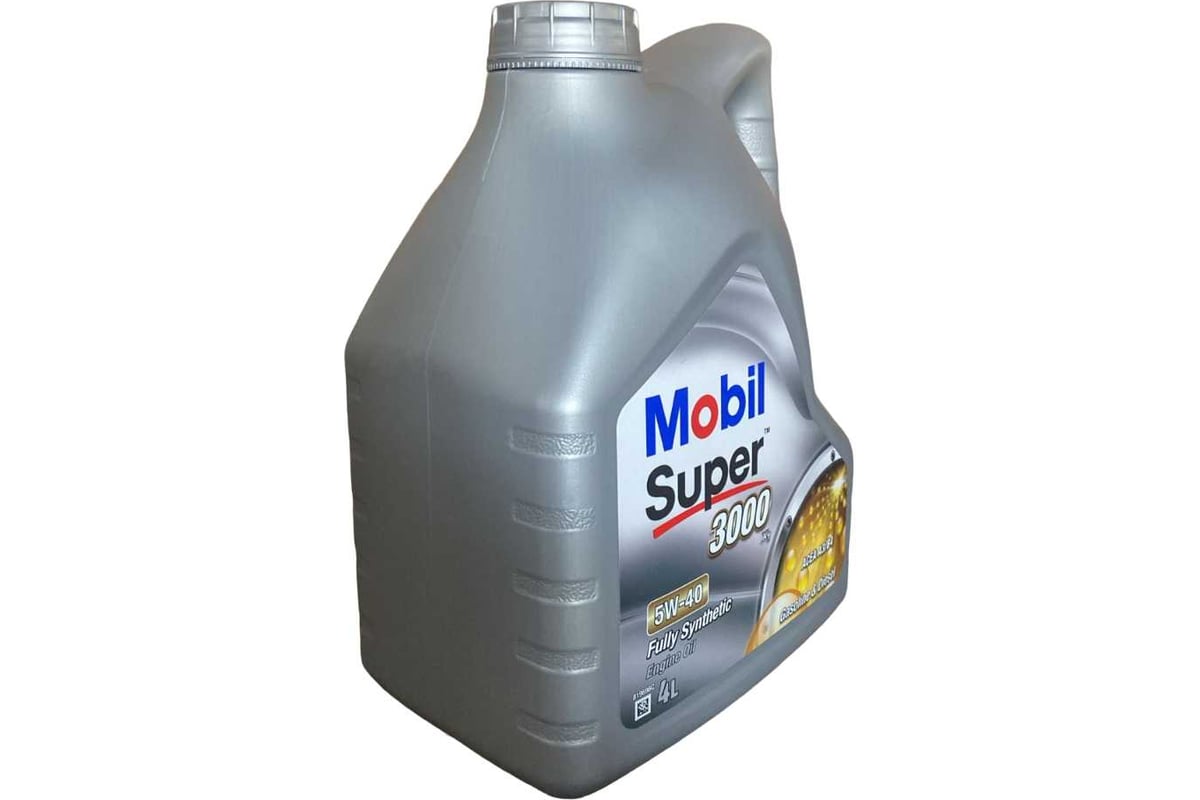 Моторное масло Mobil Super 3000 X1 синтетическое, класс вязкости 5W-40 ...