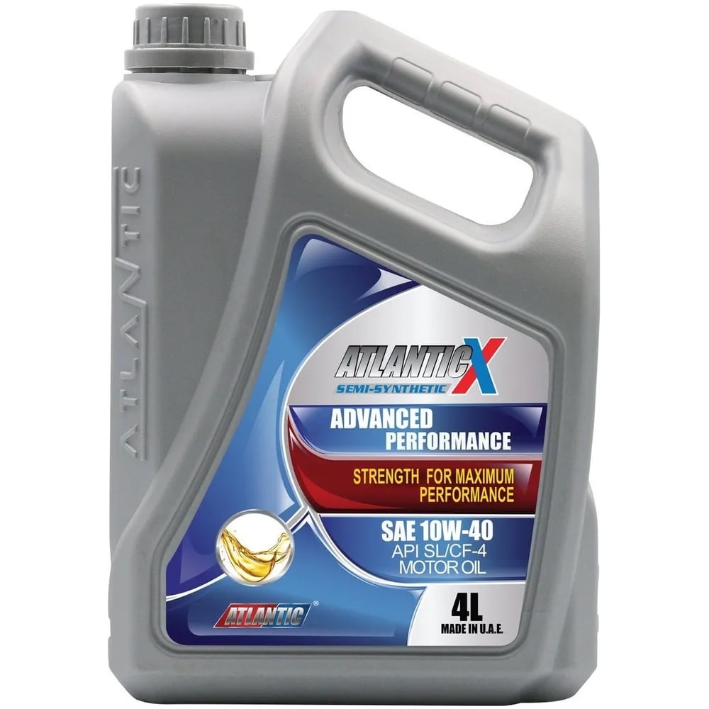 Полусинтетическое масло Atlantic X Engine Oil 10W-40 (4 л) 23968 ...
