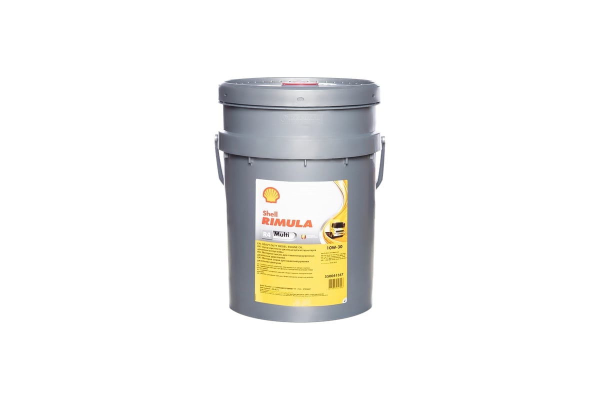 Масло Shell Rimula R4 MULTI 10W-30, 20 л 550041357 - выгодная цена ...