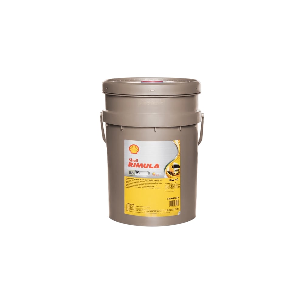 Масло Shell Rimula R6 M 10W-40, 20 л 550046753 - выгодная цена, отзывы ...