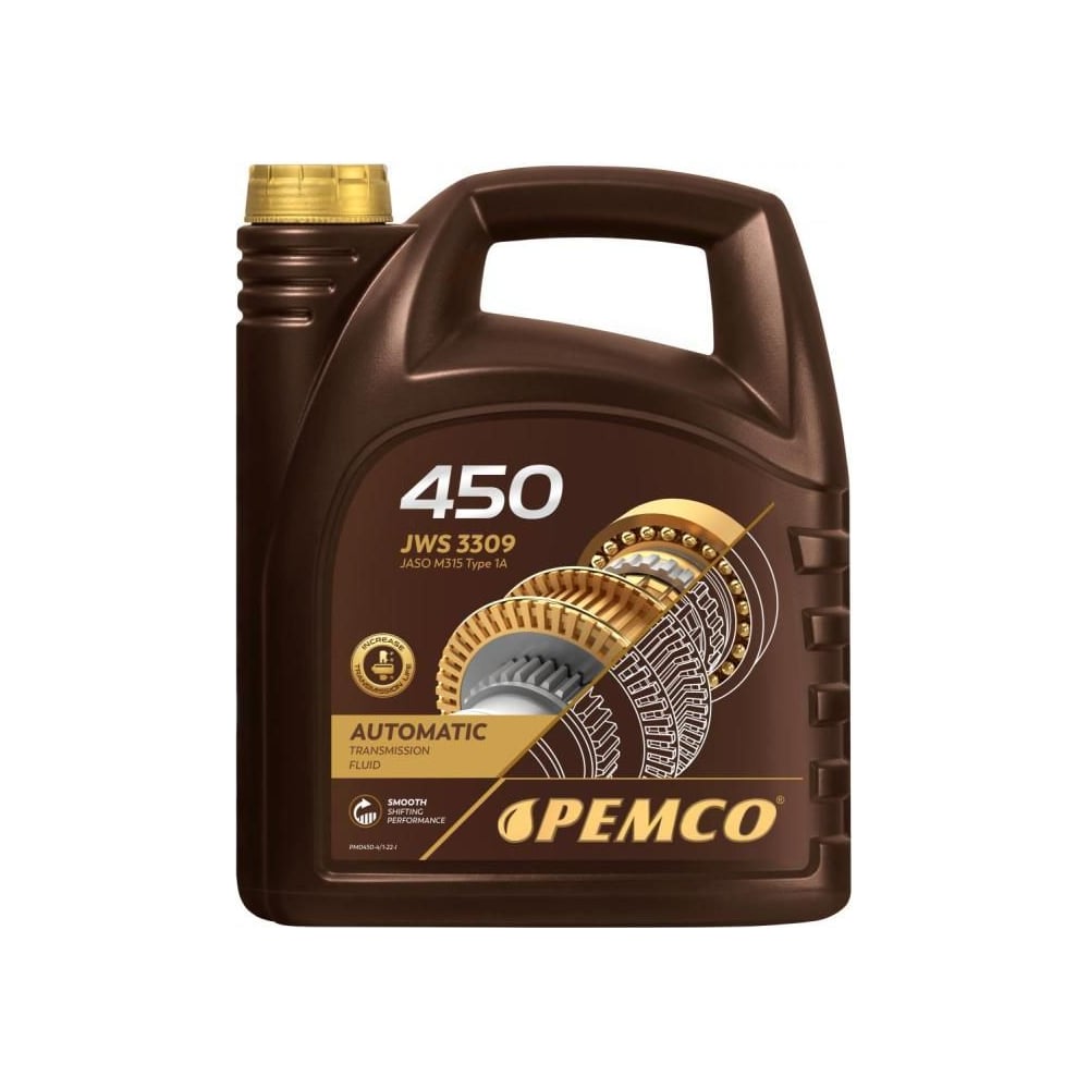 Синтетическое трансмиссионное масло PEMCO 450 JWS 3309 4 л PM0450-4-E ...