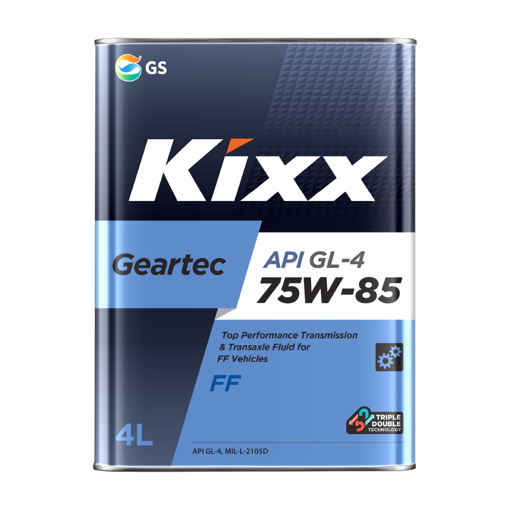 Трансмиссионное масло KIXX GEARTEC FF GL-4, 75W85, полусинтетическое, 4 ...