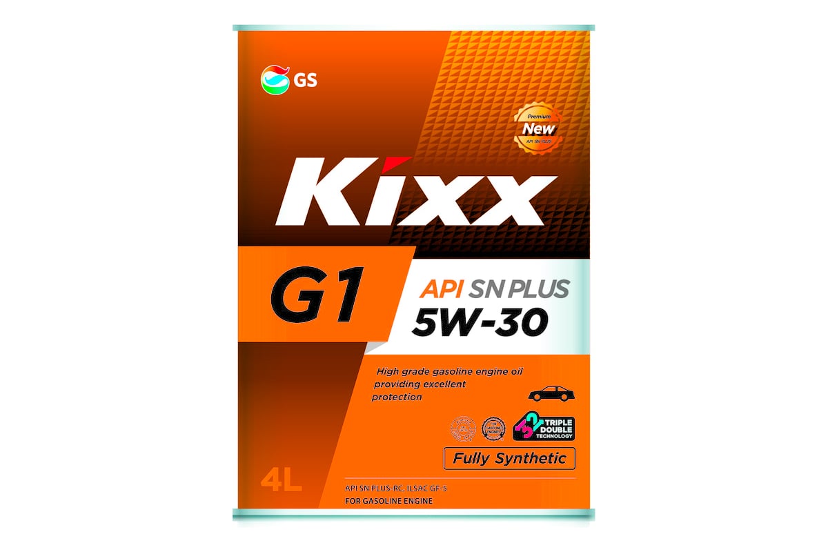 Моторное масло KIXX G1 SN Plus, 5W30, синтетическое, 4 л L210144TE1 ...