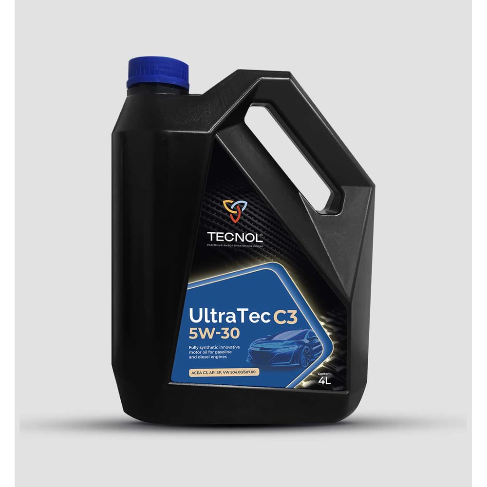 Синтетическое масло TECNOL UltraTec C3 5w30 ACEA C3, API SP, VW 504.00 ...