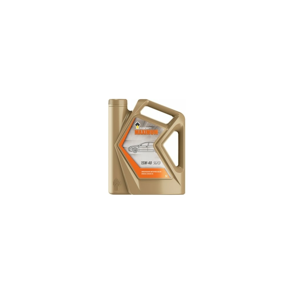 Моторное масло РОСНЕФТЬ Maximum 15W-40 SG-CD минер. кан. 5 л 40814450 ...