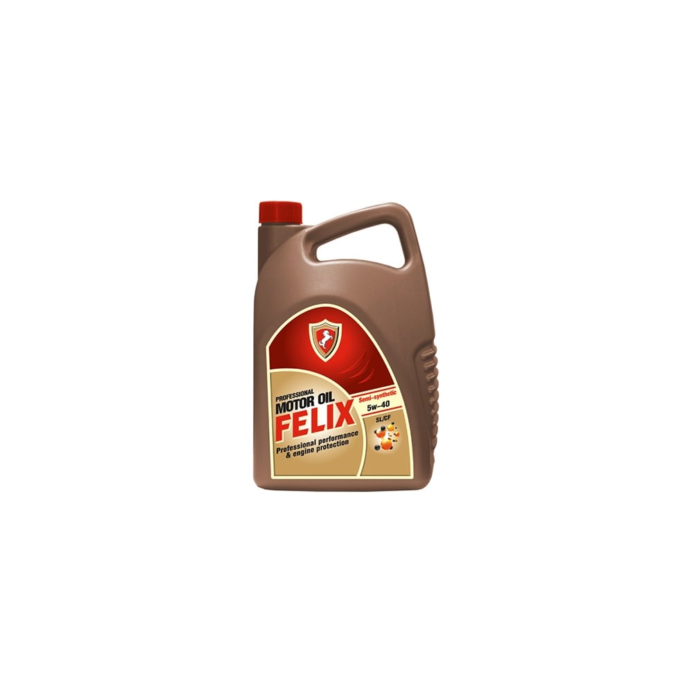 Моторное масло FELIX 5W-40, SL/CF, полусинтетика, 4 л 430900003 ...