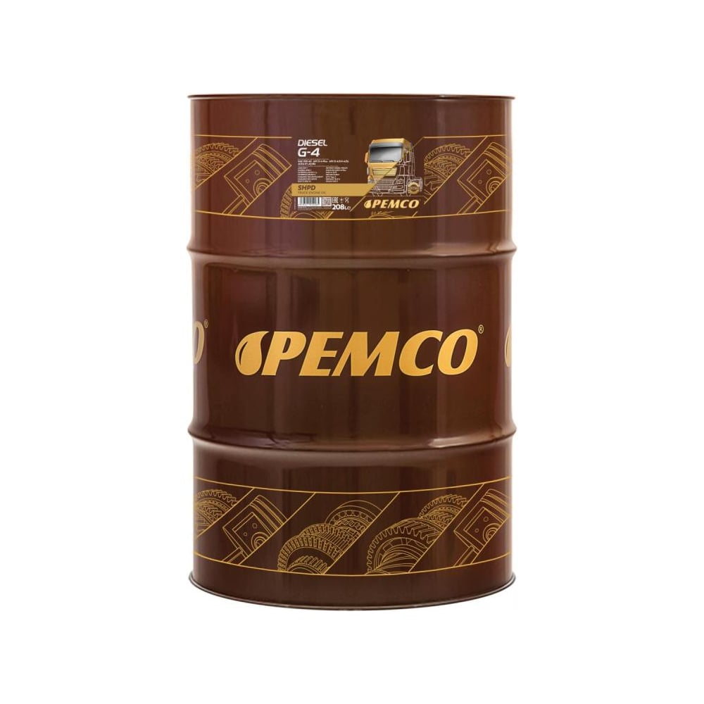 Минеральное моторное масло Pemco 15W-40 DIESEL G-4 SHPD 15W40 208 л. PM0704-DR-E - выгодная цена ...