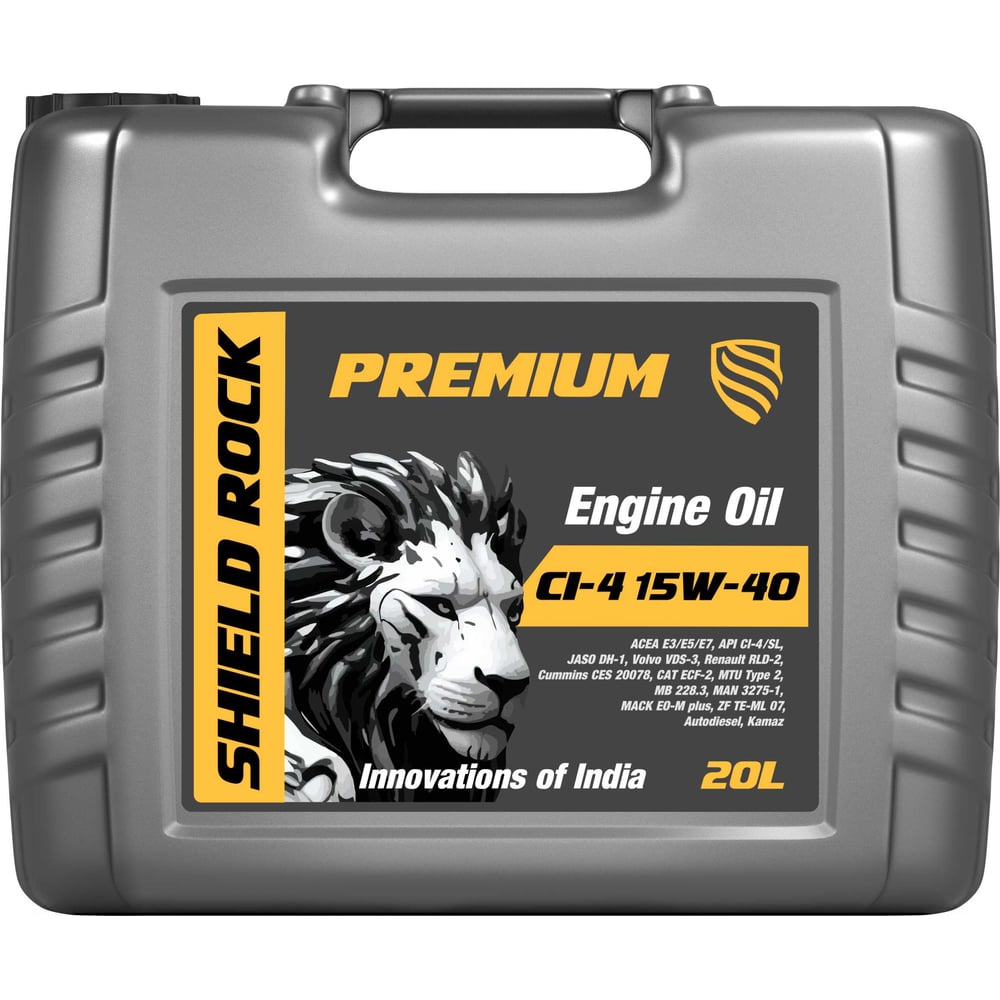 Моторное масло Shield Lubricants SHIELD ROCK PREMIUM 15W-40 20 л 352107 ...