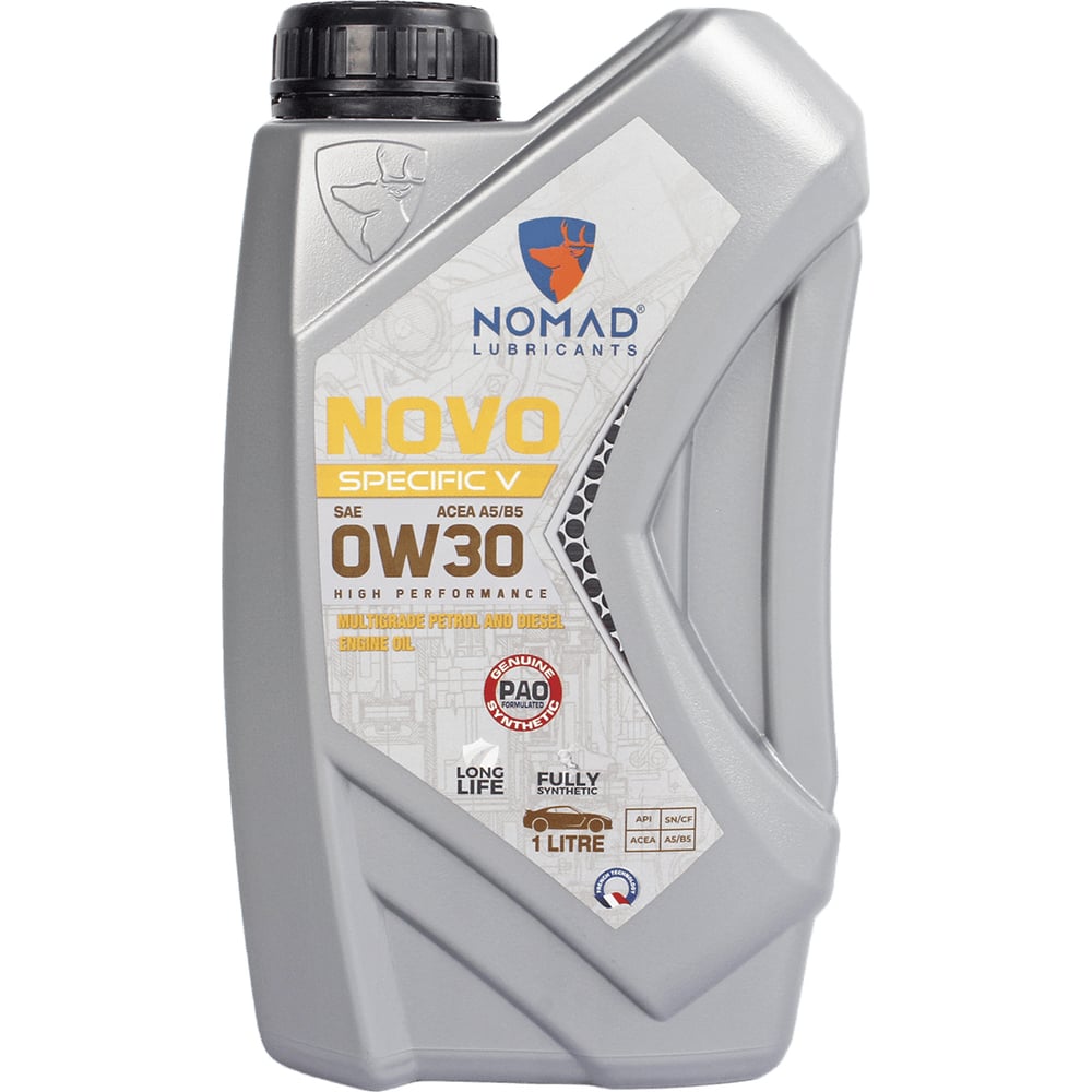 Масло моторное NOMAD NOVO Specific V 0W-30 1 л 35801 - выгодная цена ...