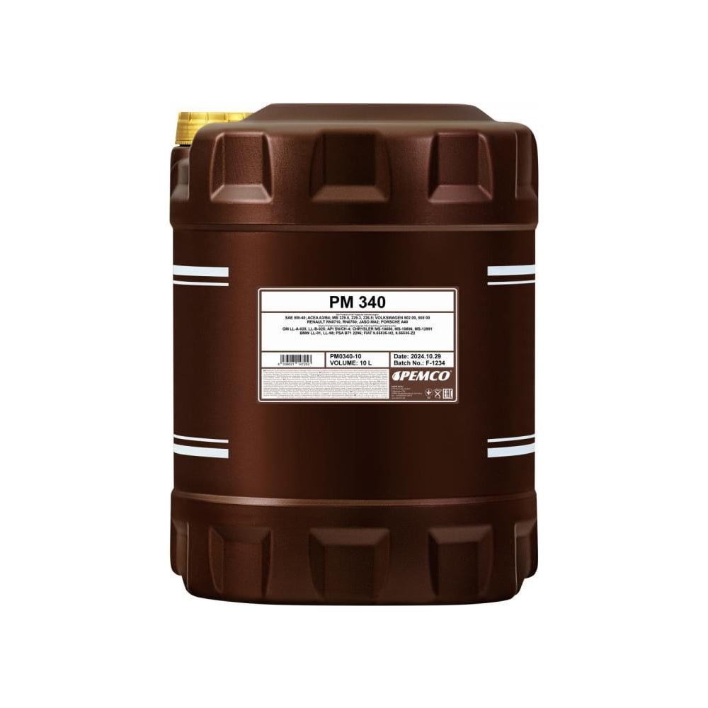 Синтетическое моторное масло Pemco DIESEL G-7 BLUE UHPD 10W40 10 л PM0707-10-E - выгодная цена ...