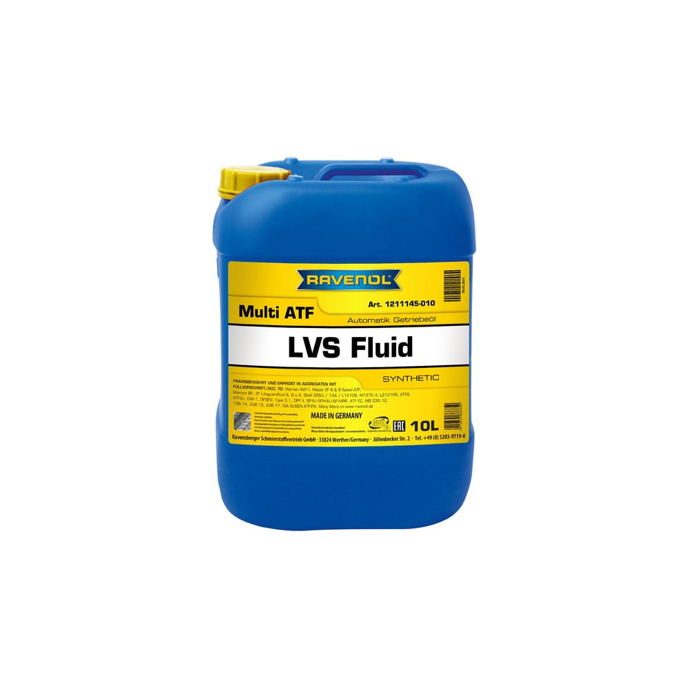 Трансмиссионное масло RAVENOL Multi ATF LVS Fluid 10 л 1211145-010-01 ...
