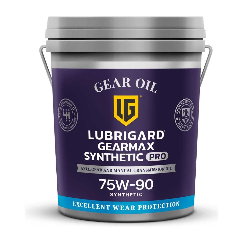 Трансмиссионное масло LUBRIGARD LGP GEARMAX SYNTHETIC PRO GL-5 75W-90, 19 л LGPGRM57590CPL19 ...