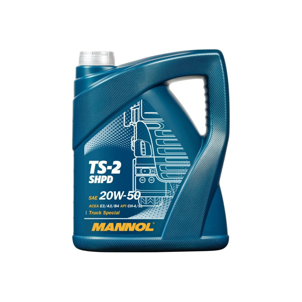 Минеральное моторное масло MANNOL TS-2 SHPD 20W50 5 л 1242 - выгодная ...