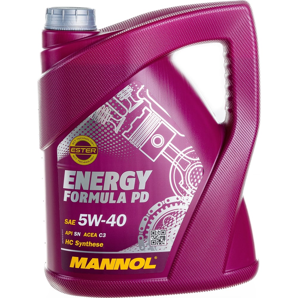 Синтетическое моторное масло MANNOL ENERGY FORMULA PD 5W40 5 л 4014 ...