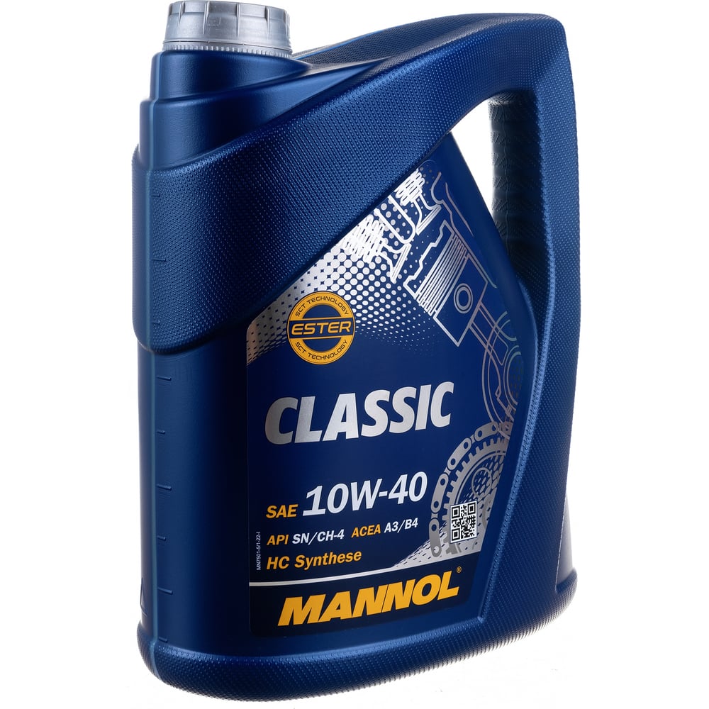 Полусинтетическое моторное масло MANNOL CLASSIC 10W40 5 л 1155 ...