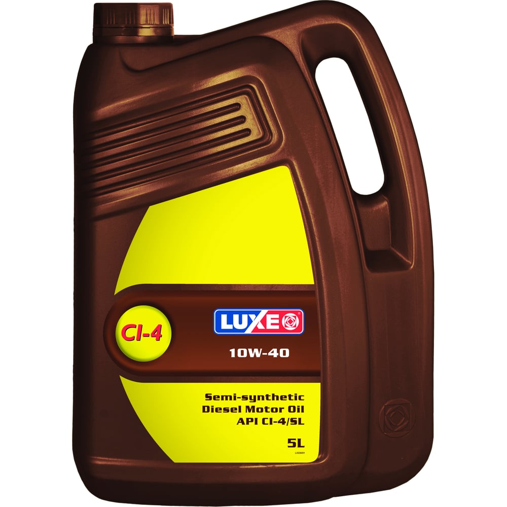 Дизельное масло LUXE DIESEL SAE 10W-40 API CI-4/ SL п/ с 5л 230 ...