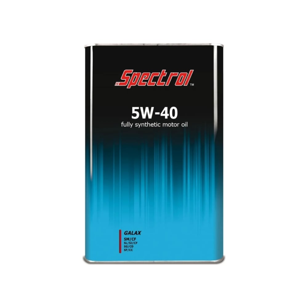 Синтетическое моторное масло Spectrol GALAX 5W-40, 4 л 9672 - выгодная ...