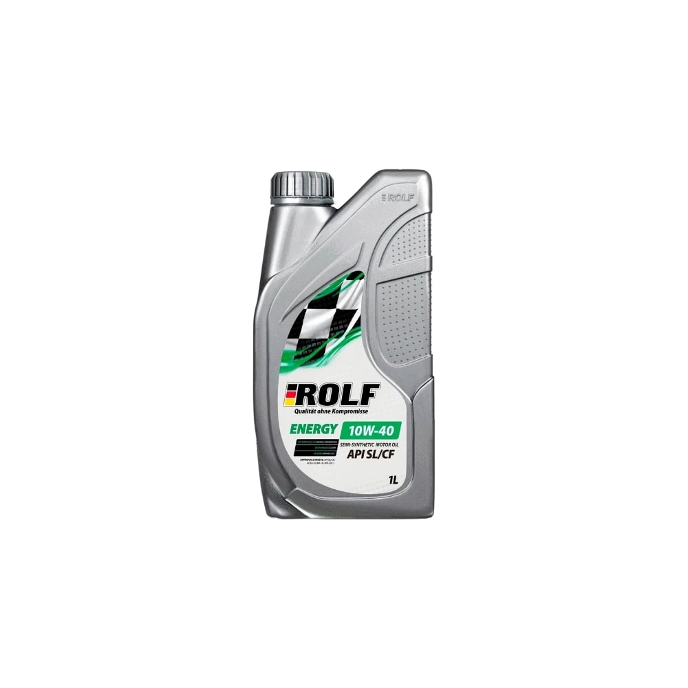 Моторное полусинтетическое масло Rolf Energy SAE 10W-40, API SL/CF, 1л ...