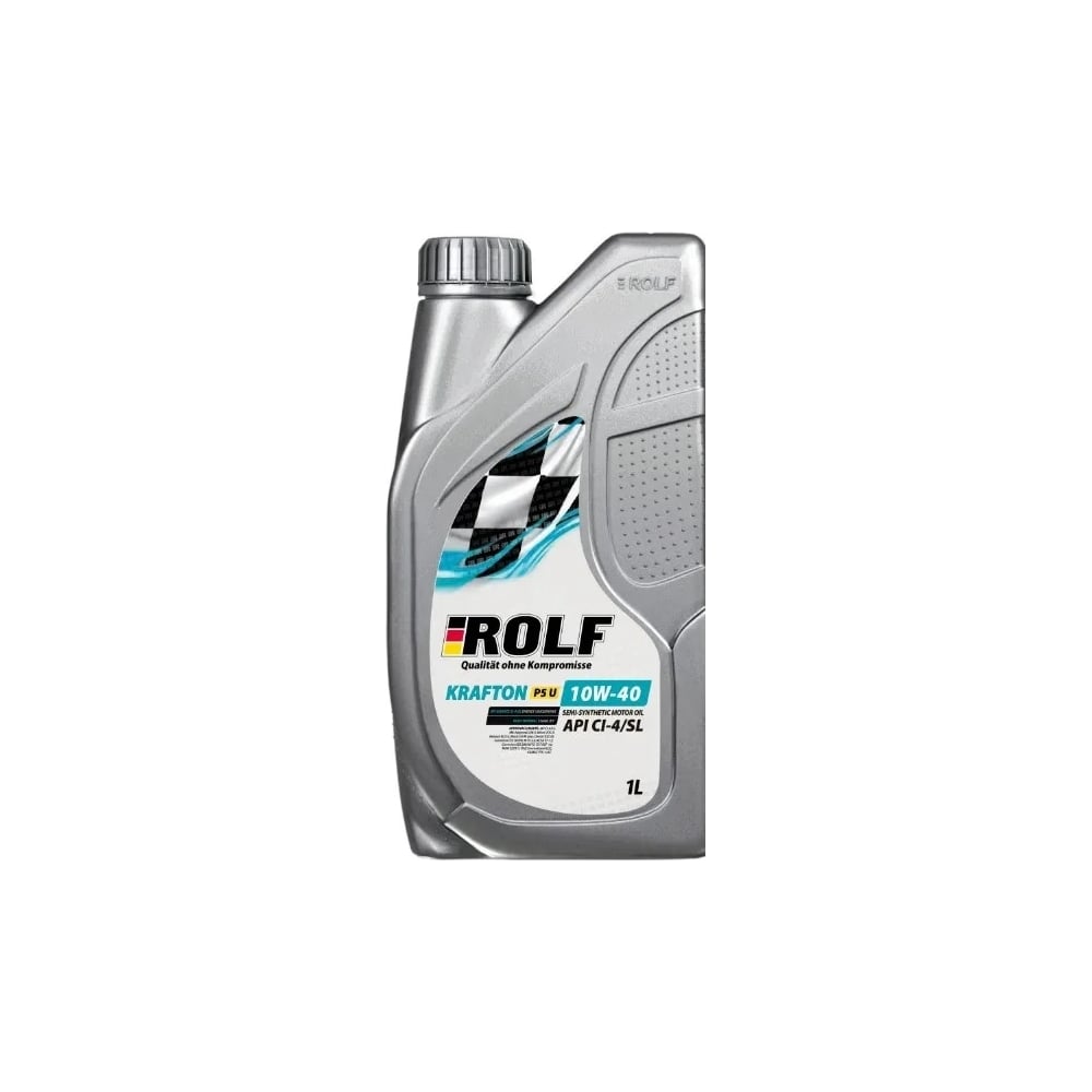 Моторное масло Rolf KRAFTON P5 U полусинтетическое, 10W-40, 1 л ...