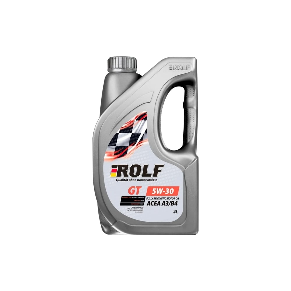 Моторное масло Rolf Gt синтетическое Sae 5w 30 Acea A3 B4 4 л