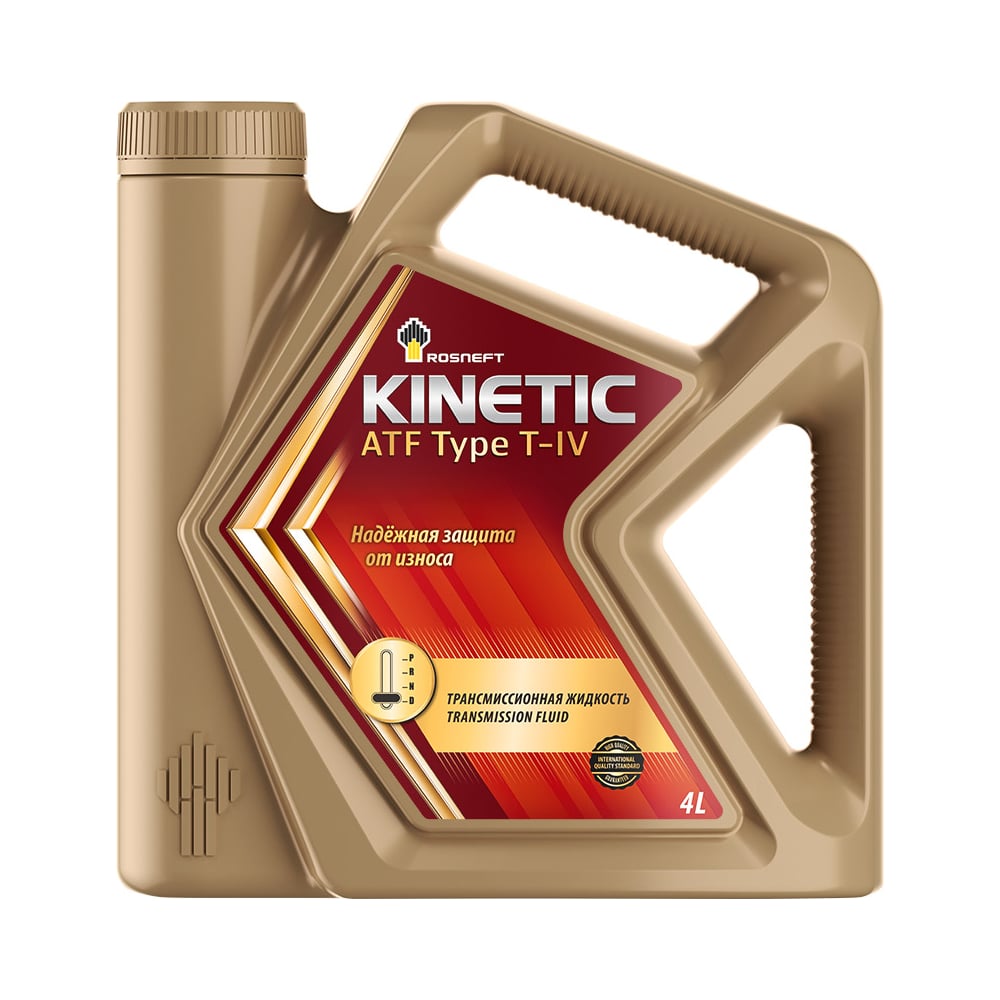 Трансмиссионное синтетическое масло Роснефть Kinetic ATF Type T-IV ...