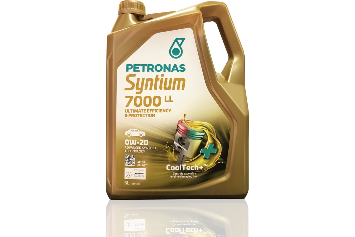 Синтетическое моторное масло Petronas SYNTIUM 7000 LL 0W20, 5л ...