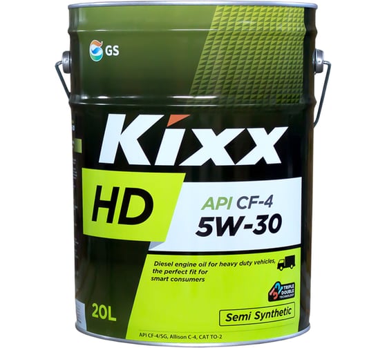 Полусинтетическое моторное масло KIXX для дизельных двигателей HD 5w-30 ...