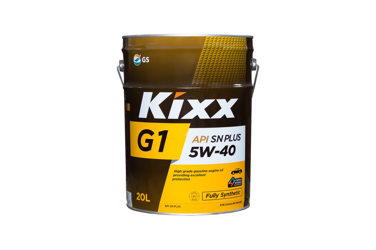 Синтетическое моторное масло KIXX G1 SN Plus 5W-40 20л L2102P20E1 ...