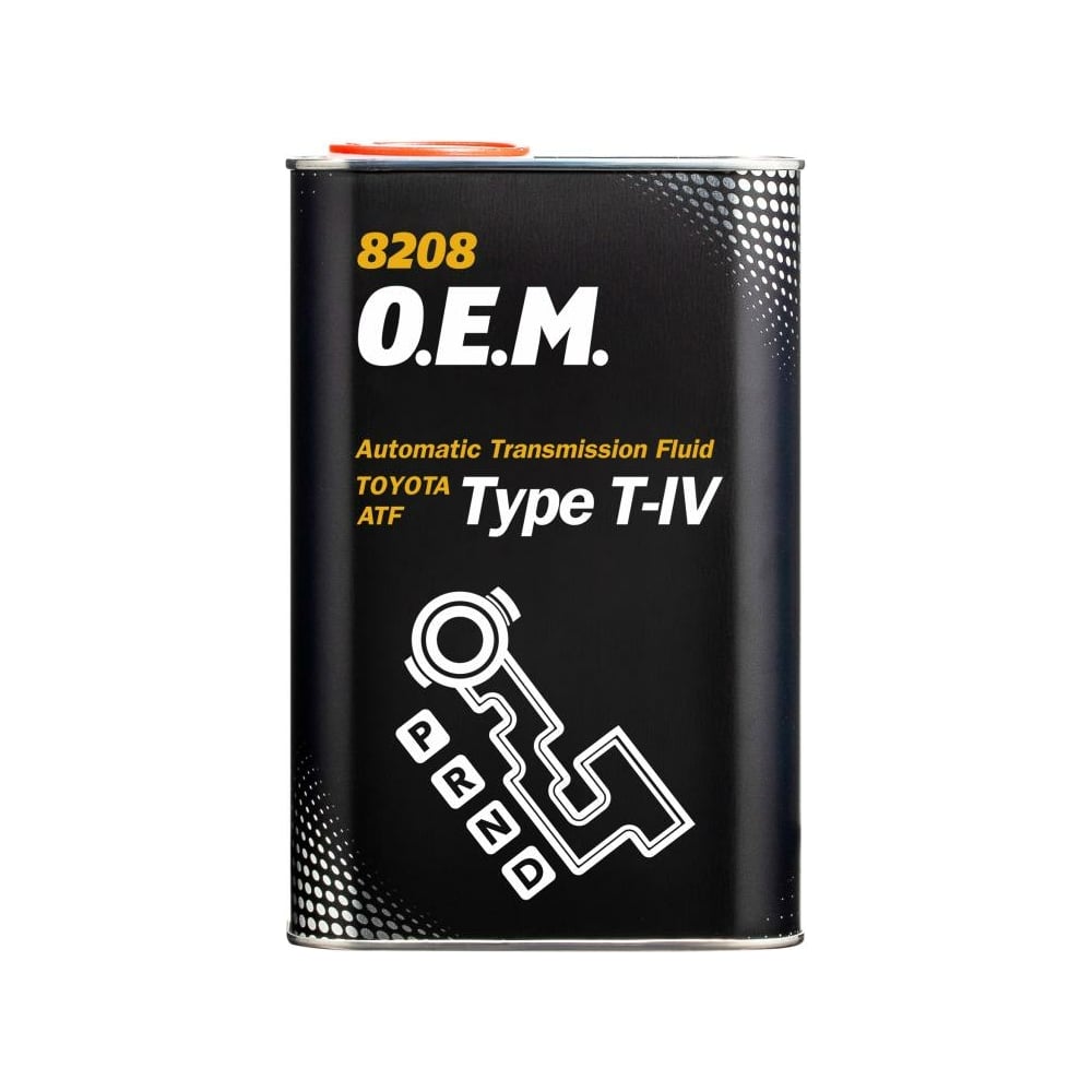 Синтетическая трансмиссионная жидкость MANNOL ATF T-IV 1 л, metal 3051 ...