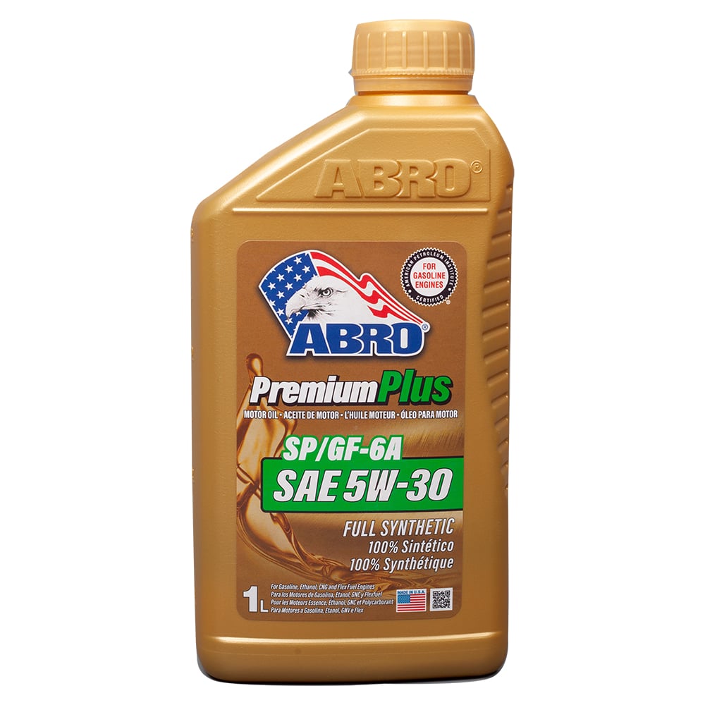 Моторное синтетическое масло ABRO Premium Plus Full Synthetic 5W30, 1 л MO-FS-5-30-SP-1L ...