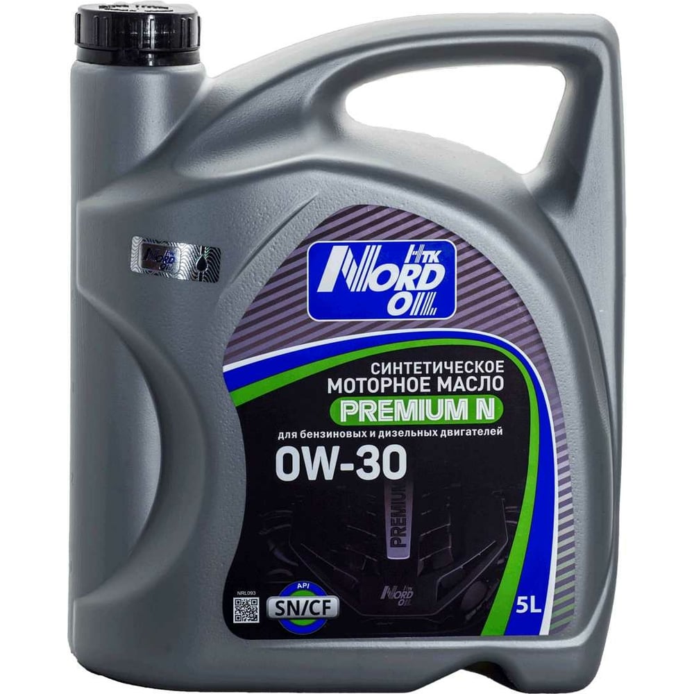 Моторное масло NORD OIL Premium N 0W-30 SN/CF 5л NRL093 - выгодная цена ...