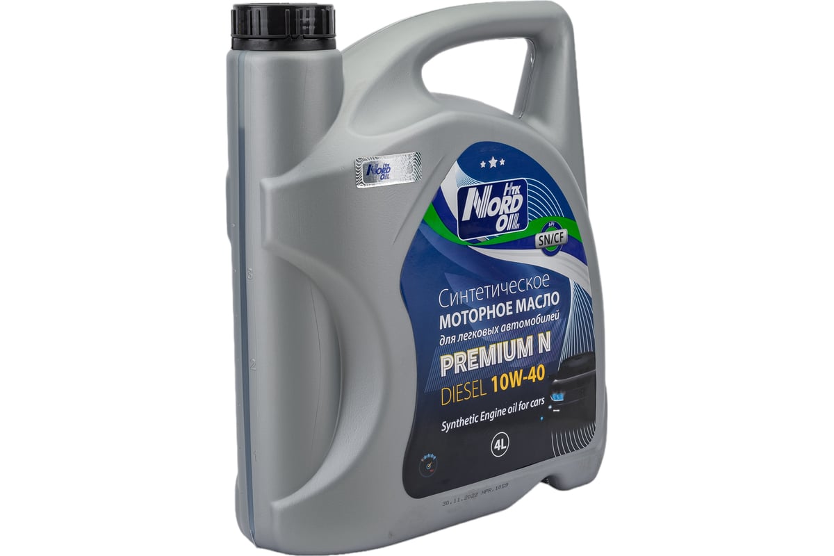 Моторное масло NORD OIL Premium N dizel 10W-40 SN/CF 4л NRL054 ...
