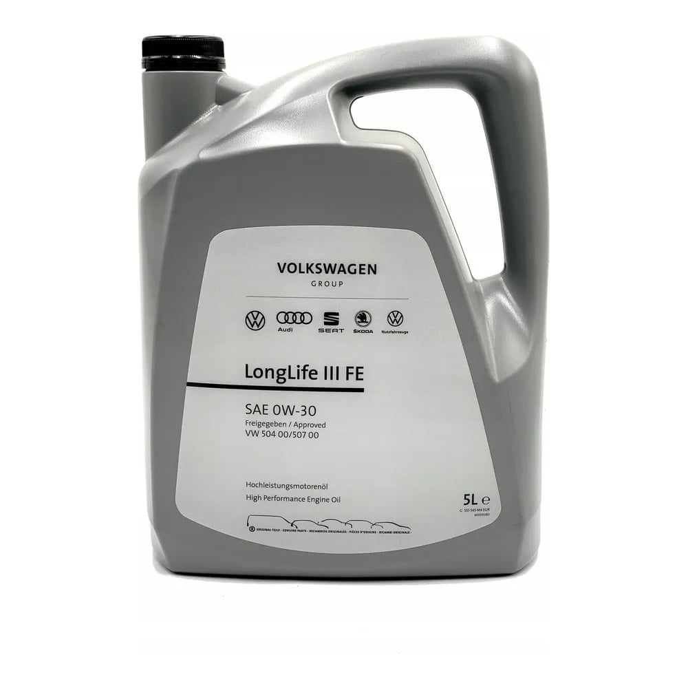 Синтетическое моторное масло VAG VW Group LongLife III FE 0W-30 5л ...