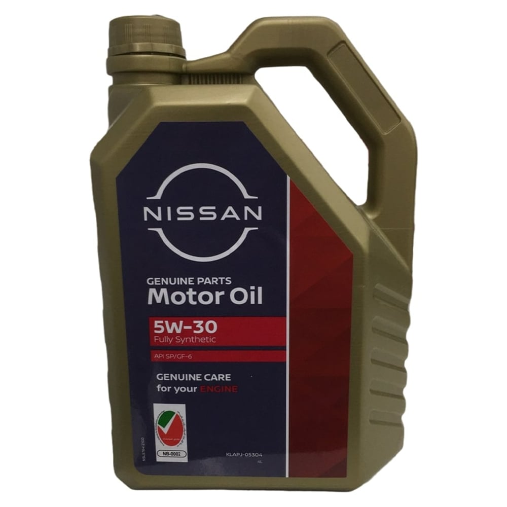Моторное масло Nissan синтетическое, SP, 5W-30, 4 л KLAPJ-05304 ...