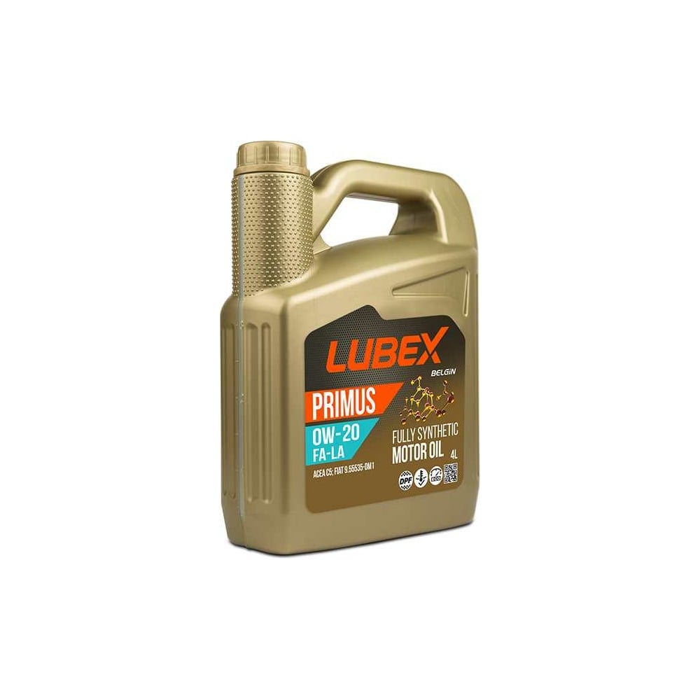 Синтетическое моторное масло Lubex PRIMUS FA-LA 0W-20 4 л L034-1626-0404 - выгодная цена, отзывы ...