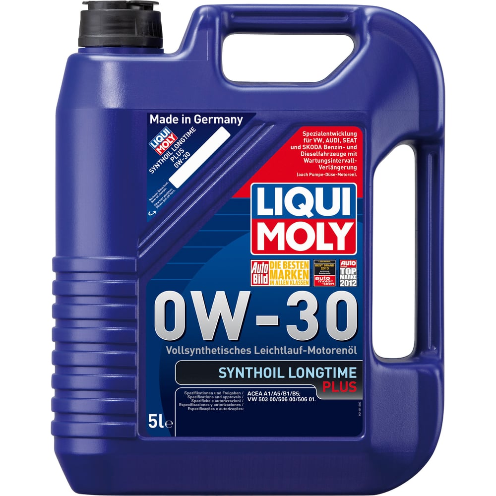 Синтетическое моторное масло 5л 0W-30 LIQUI MOLY Synthoil Longtime Plus ...