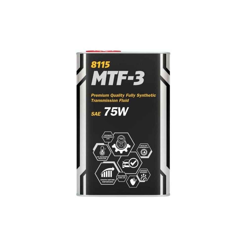 Синтетическое трансмисcионное масло MANNOL MTF-3 1 л (metal) 81151 ...