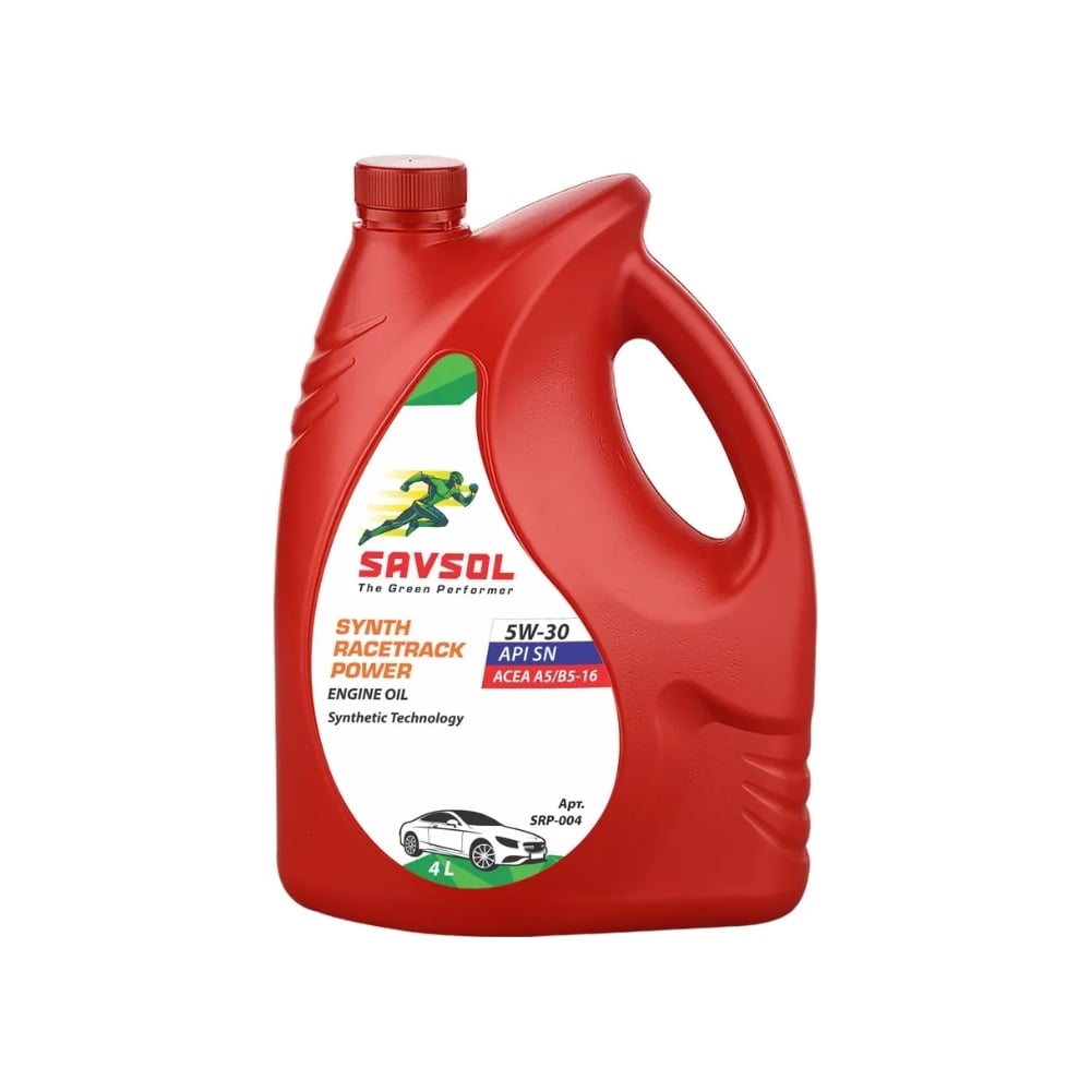 Синтетическое моторное масло SAVSOL POWER 5W-30, ACEA А5/В5-16, API SN ...