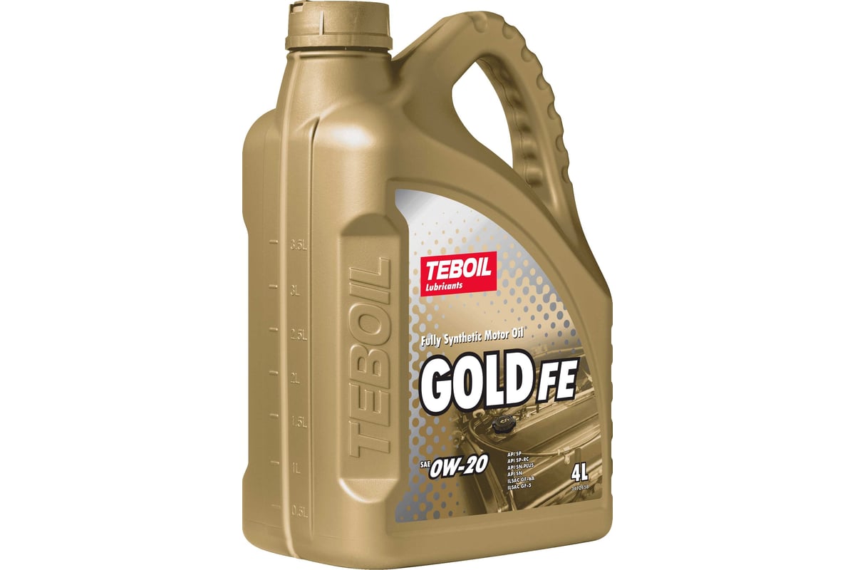 Моторное масло TEBOIL Gold FE 0w-20, 4 л 3468067 - выгодная цена ...