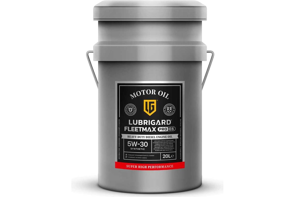 Моторное масло Lubrigard FLEETMAX PRO E6 5W-30 LGPFME6530TPL20 ...