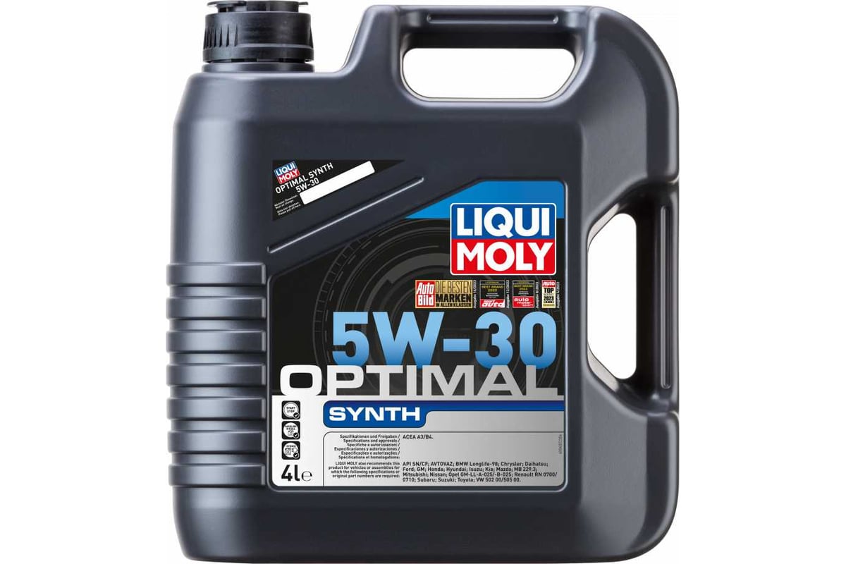 НС-синтетическое моторное масло LIQUI MOLY Optimal HT Synth 5W-30 A3/B4 ...